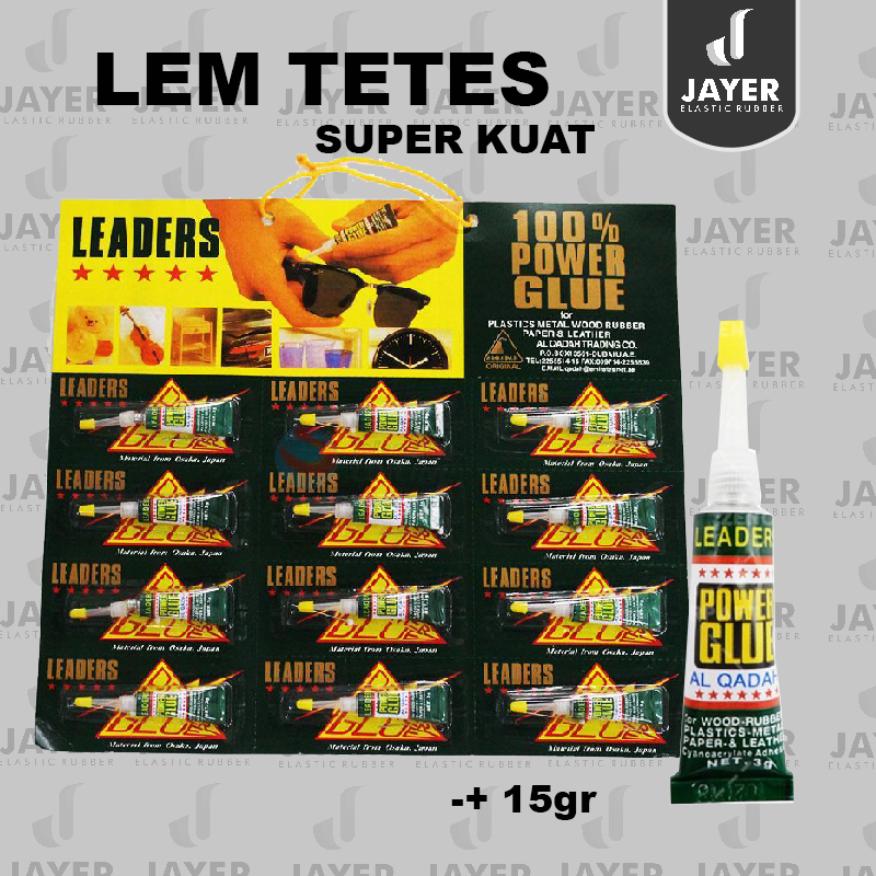 Lem Power GLue Super Rekat / Lem tetes Super kuat instant Glue ...