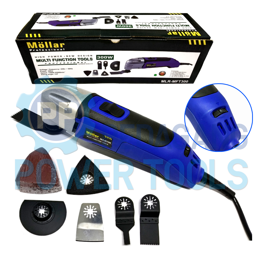 MOLLAR MFT300 MESIN OSKILASI MULTIGUNA OSCILLATING TOOL CUTTER GRINDER ...