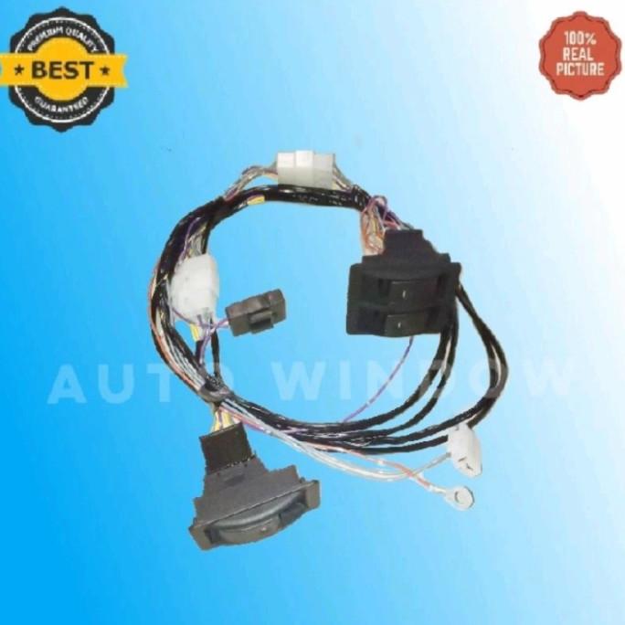 switch saklar power window rubahan Universal 2 pintu + kabel | Lazada ...