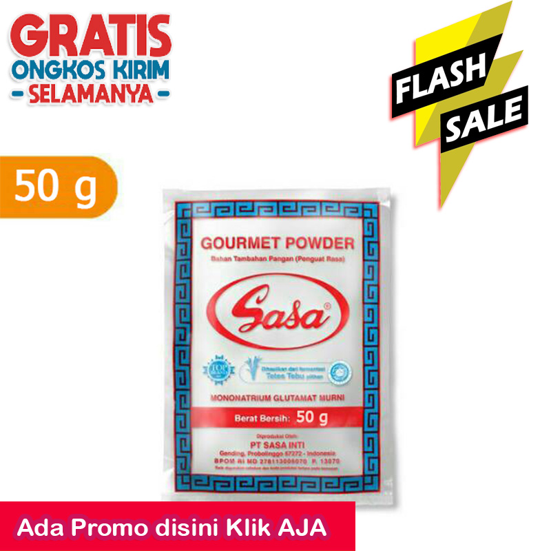 SASA BUMBU PENYEDAP MSG SASA MICIN PENYEDAP RASA kemasan 50 GR | Lazada ...