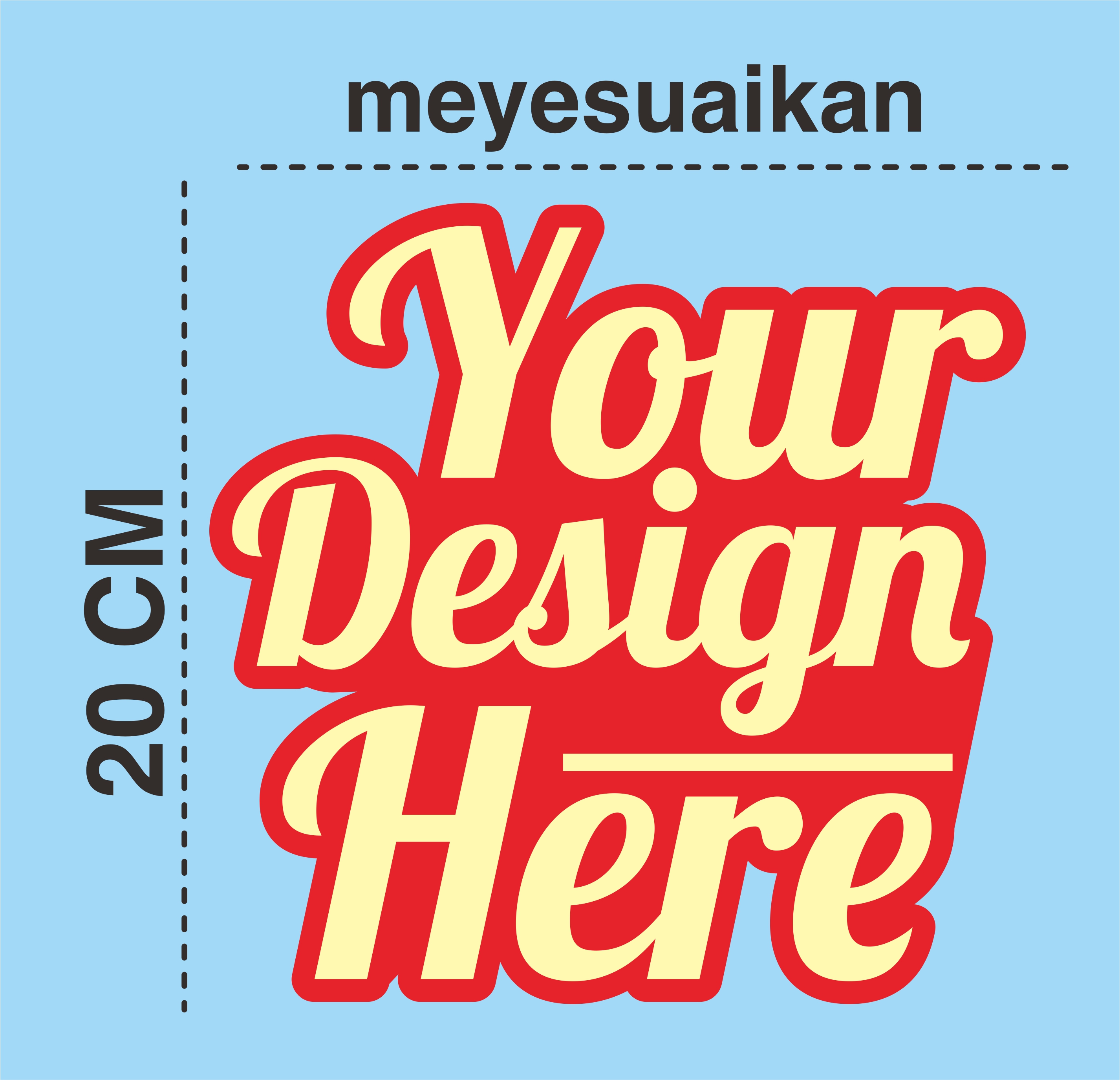 PATCH STIKER SABLON BAJU Logo Setrika | cetak print DTF Sablon iron ...