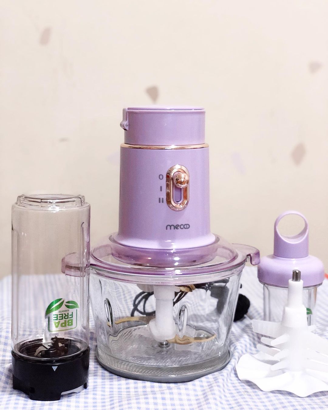 Mecoo Aesthetic 5 in 1 Antibacterial Odorless Chopper Blender Juicer ...