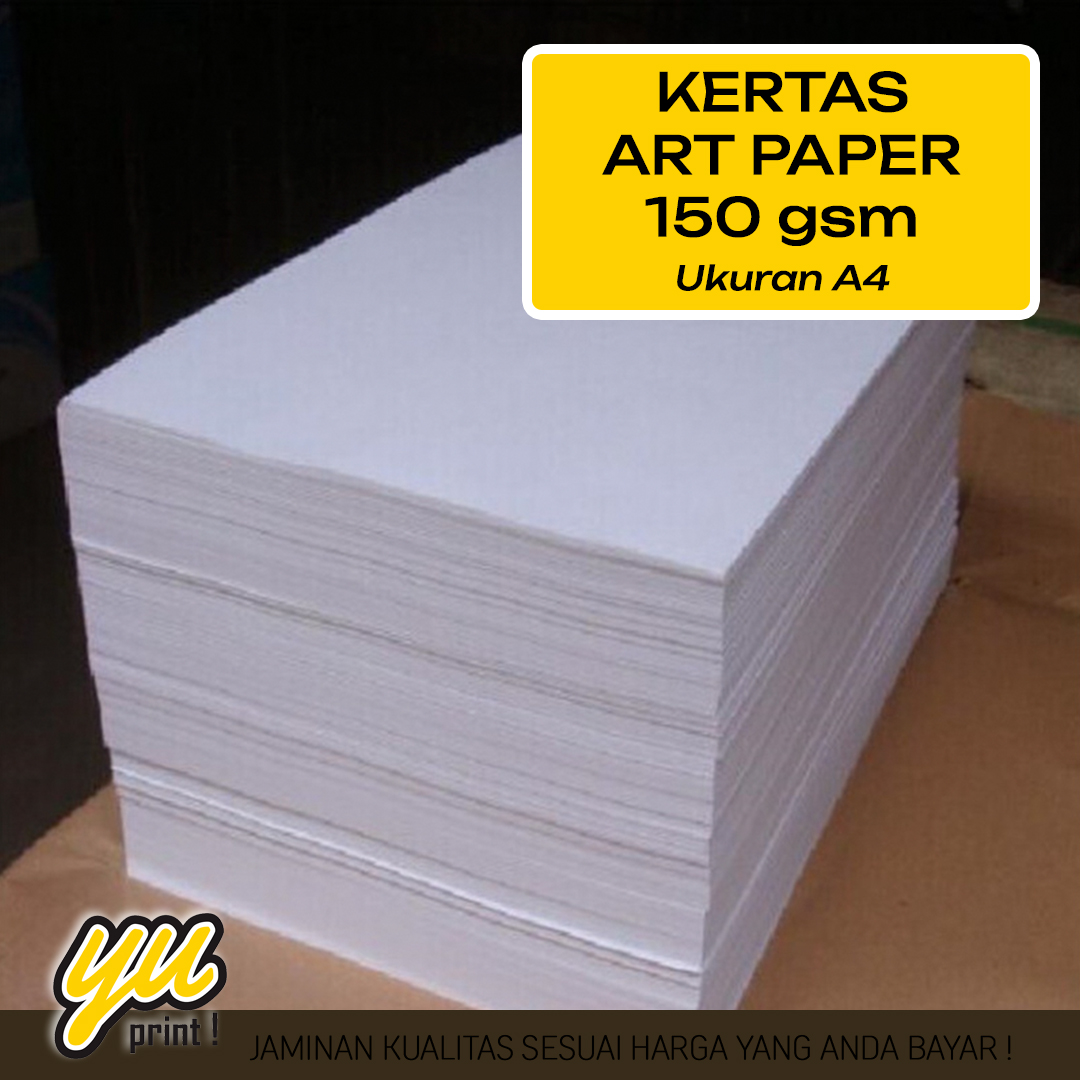 Kertas artpaper 150gsm ukuran A4 isi 50 lembar | Lazada Indonesia