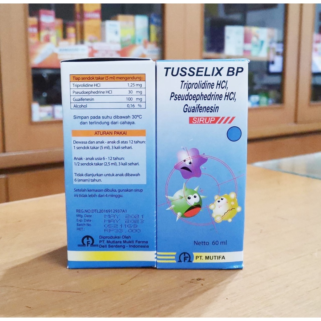 Tusselix BP Tuselik Tuseliks Sirup 60mL Obat batuk Tusselix sirup l ...