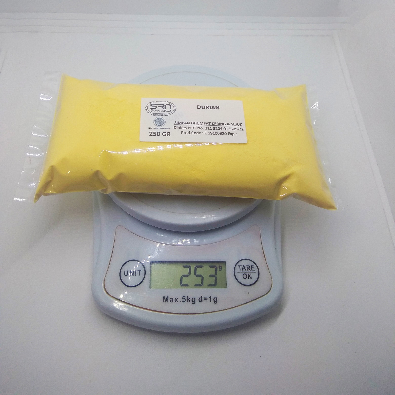 BUMBU TABUR RE-PACK 250 GR RASA DURIAN, COCOK UNTUK POPCORN, KRIPIK ...