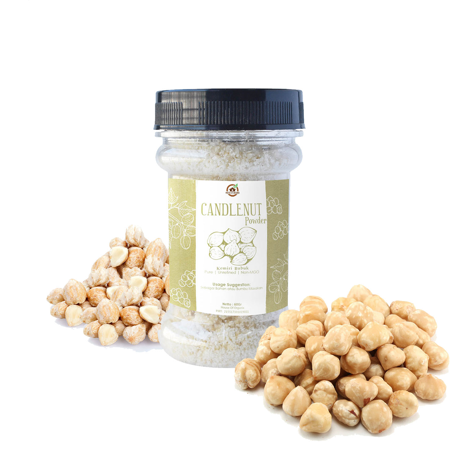 House Of Organix Candlenut Powder ( Kemiri Bubuk ) 60 Gr | Lazada Indonesia
