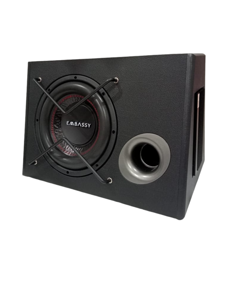 Subwoofer Aktif 10 inch BASSBOX Embassy Trojan EMS-10 Speaker Mobil ...