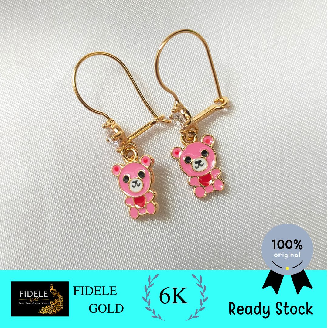 Anting Anak Lucu Anting Remaja Boneka Anting Comel Emas 300 | Lazada ...
