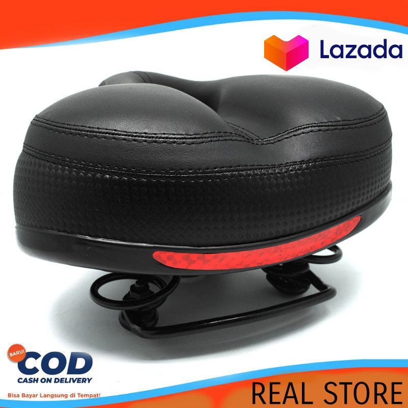 jok Sadel Sepeda Spring Absorber Reflective NE1119 | Lazada Indonesia