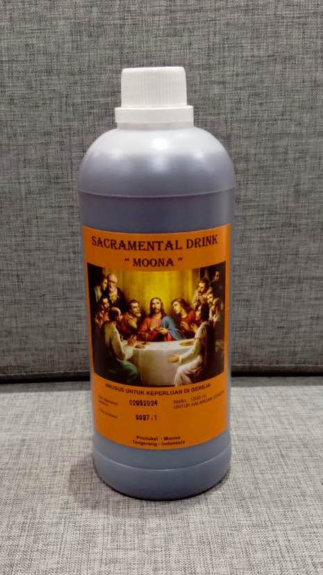 Anggur Perjamuan Kudus Kristen Sacramental Drink Merk Moona 1 Liter ...