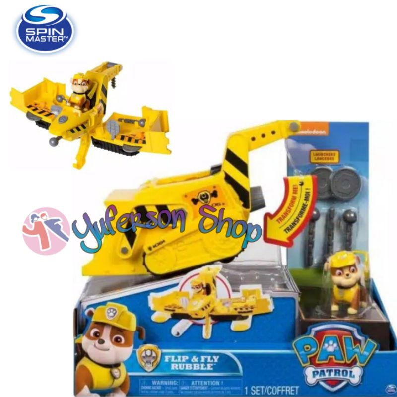 Spin Master - PAW Patrol Flip & Fly Rubble | Lazada Indonesia