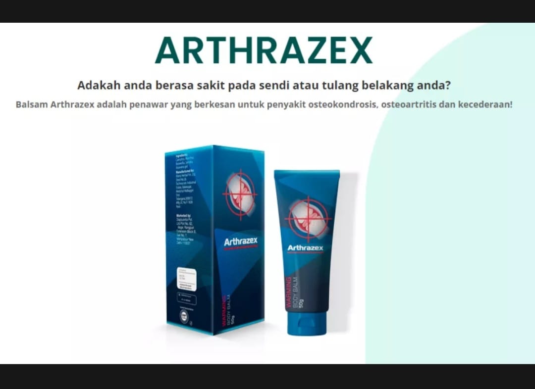 [ATASI NYERI SENDI CREAM SENDI OTOT] || ARTHRAZEX ASLI ORIGINAL CRAM ...
