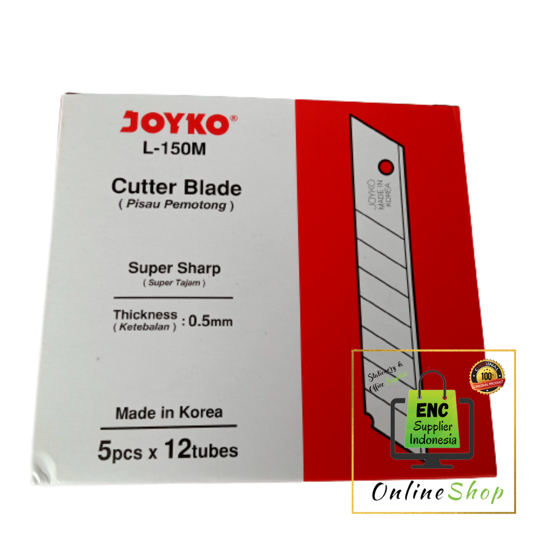 joyko 5 buah isi cutter besar blade L-150M joyko per tube | Lazada ...