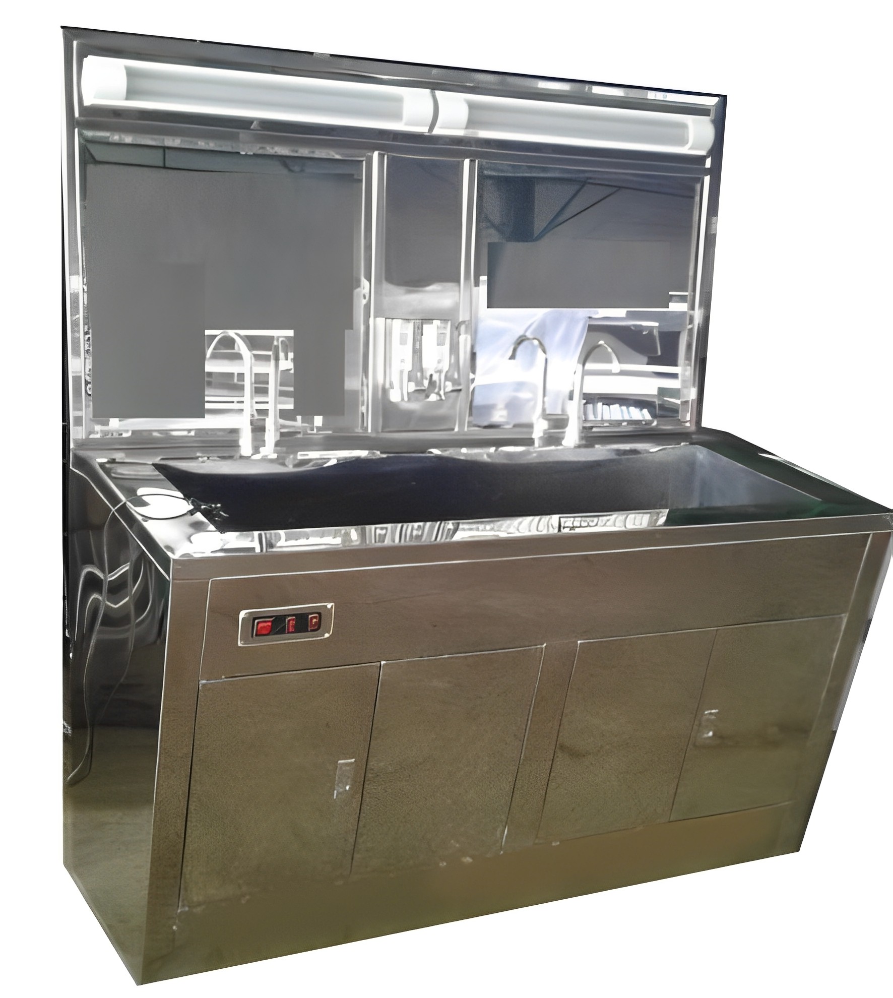 Digital Scrub Stations 2 Person / Hand Wash Scrub Station U.V ...