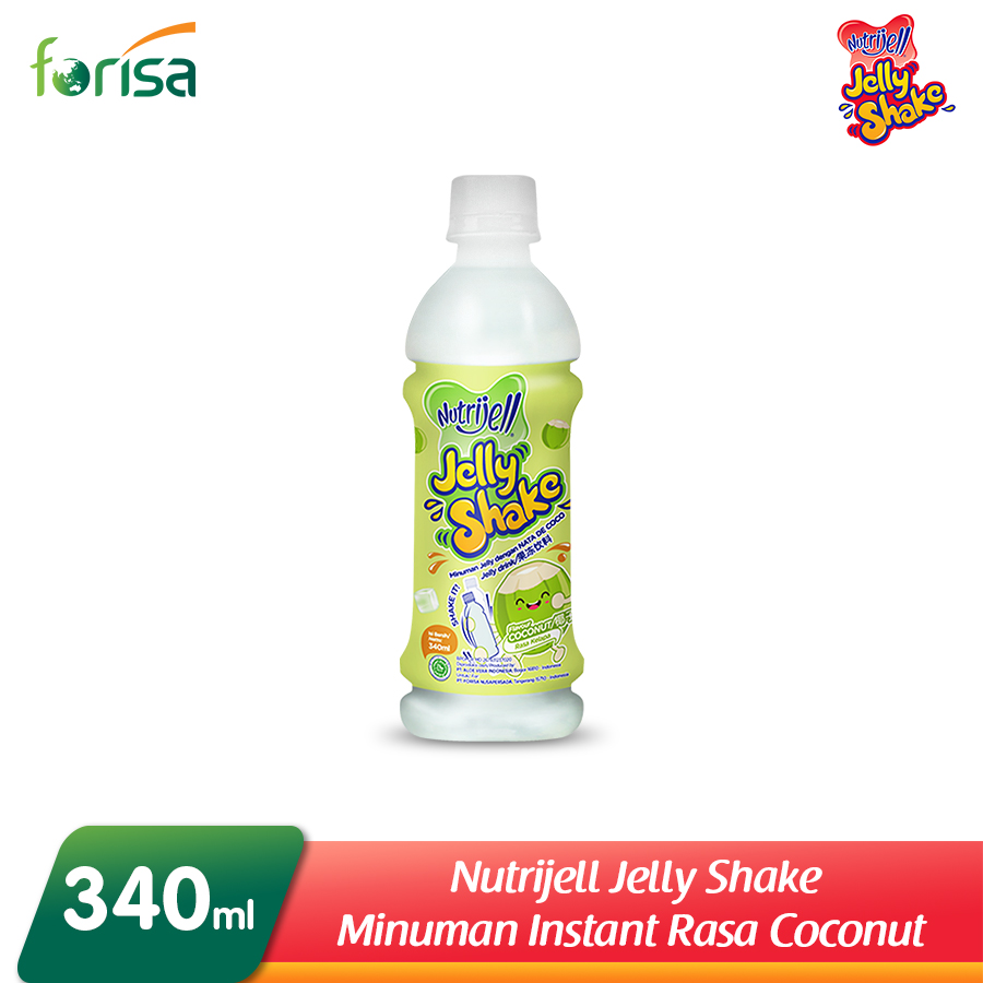 Nutrijell Jelly Shake Minuman Instant Rasa Coconut 340 ml | Lazada Indonesia