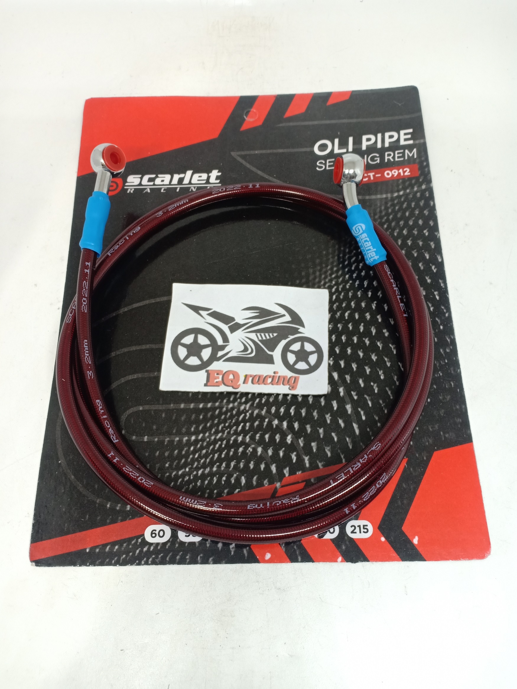 Selang rem cakram ORIGINAL SCARLET 60/77/95/105/120/130/150/215 DEPAN BELAKANG | Lazada Indonesia