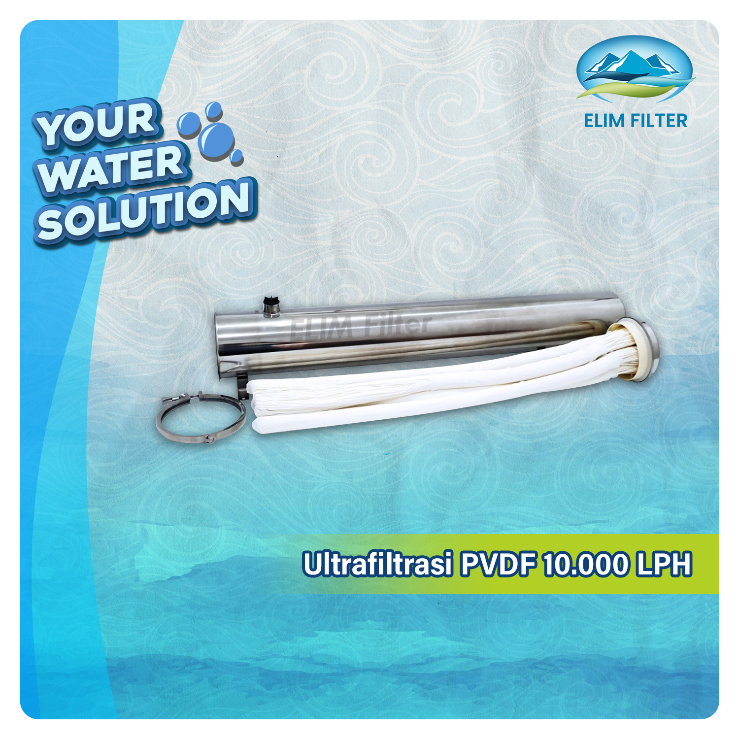 Ultrafiltrasi PVDF Water Pre Filter 10.000 LPH | Lazada Indonesia