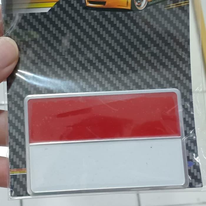 KUALITAS GOOD - Sticker Mobil 3D/Emblem/Timbul/Logo Bendera "Indonesia ...