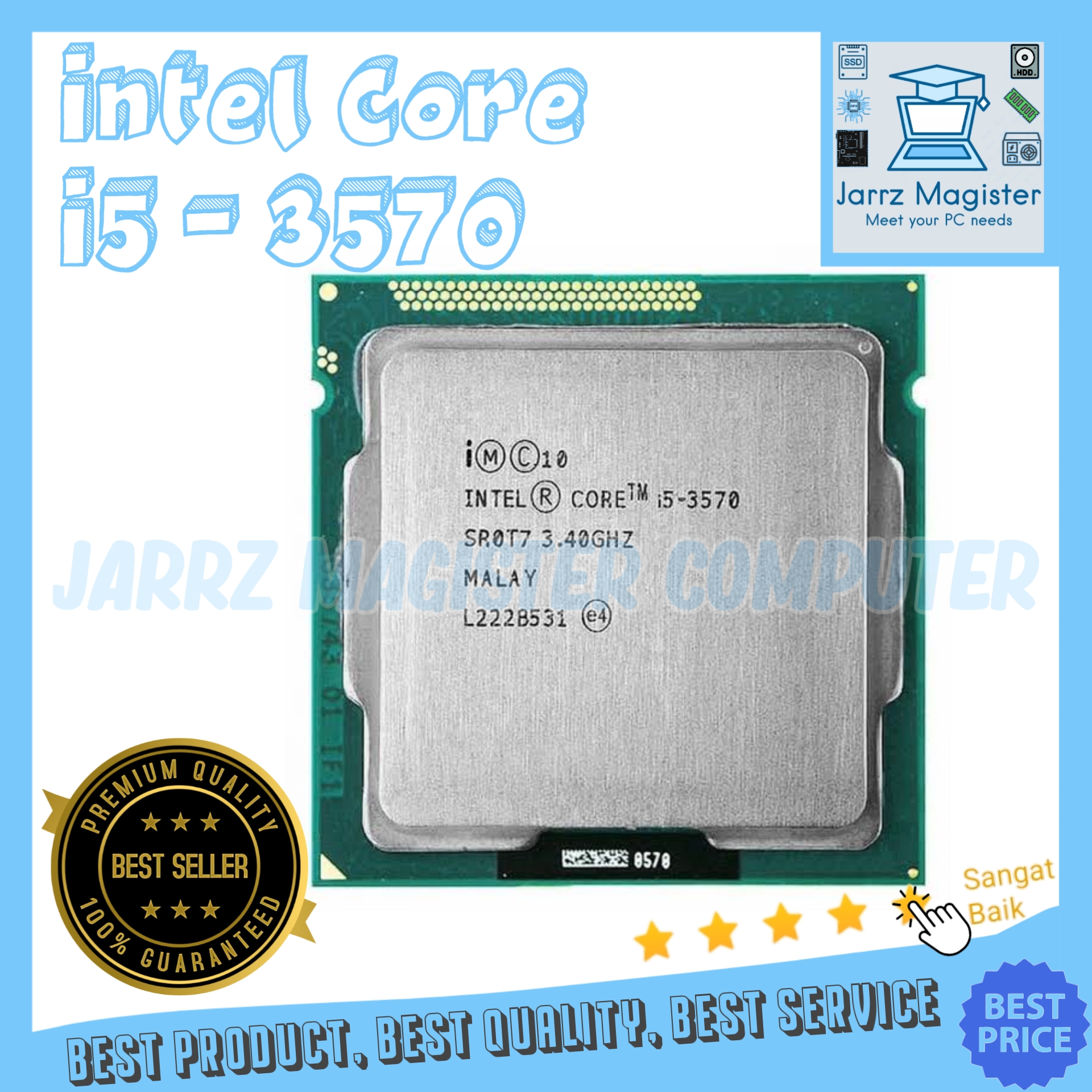 Processor Intel core i5 3570 soket 1155 | Processor i5 Gen 3 LGA 1155 ...