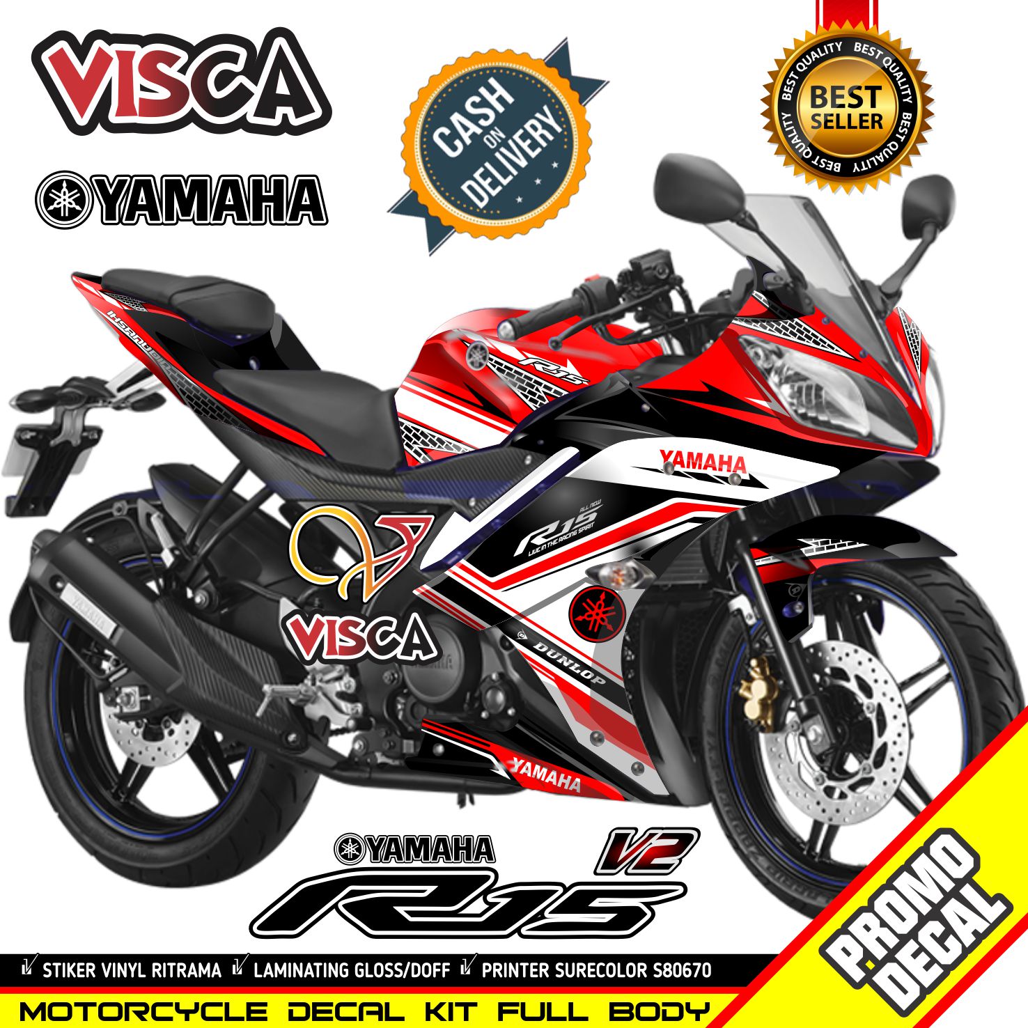 Decal R15 V2 Full Body Dekal R15 V2 Stiker R15 V2 Full Body Keren ...