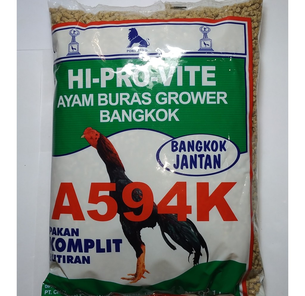 Pur Ayam Jago A594K HI-PRO-VITE 1kg pakan ayam dewasa | Lazada Indonesia