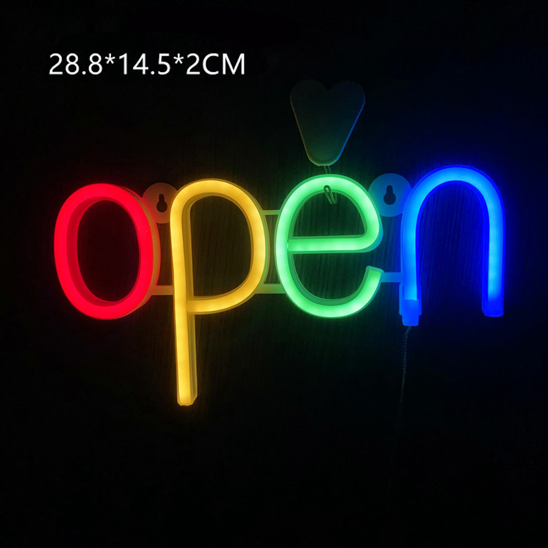 Led Open Sign Neon Wall Decor Lampu Led Neon Flex Tulisan Lampu Led ...