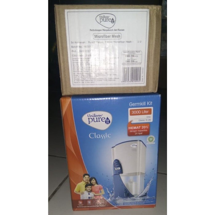 Unilever Pureit Classic Germkill Kit Filter 3000L / 1500L Refill Pure ...