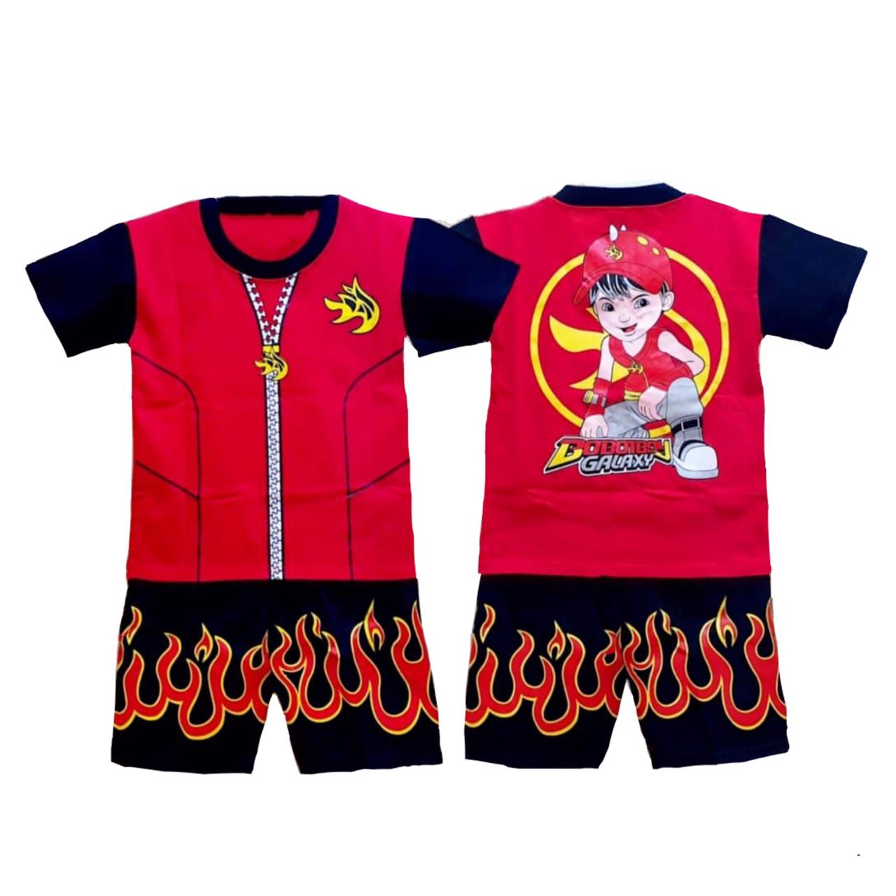 BAJU SETELAN BOBOIBOY GALAXY STELAN PENDEK BOBOIBOY AIR BOBOIBOY SOLAR ...