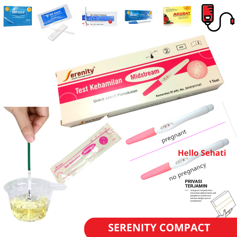Sensitif Urin Container Tes pack Tespack Kehamilan Alat Uji Kehamilan ...