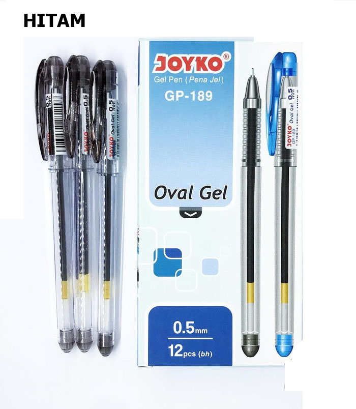 Gel Pen Joyko Oval Gel-Gp-189 05mm - Pulpen Joyko / Ballpoint Joyko ...