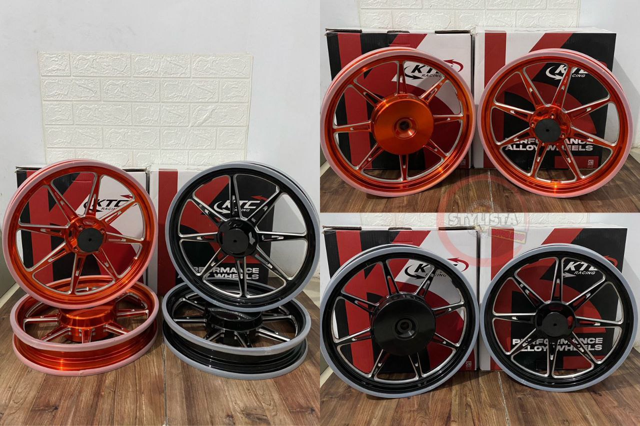 VELG KTC RACING ORIGINAL BEAT SCOOPY VARIO 110 125 150 PALANG 8 TWO ...