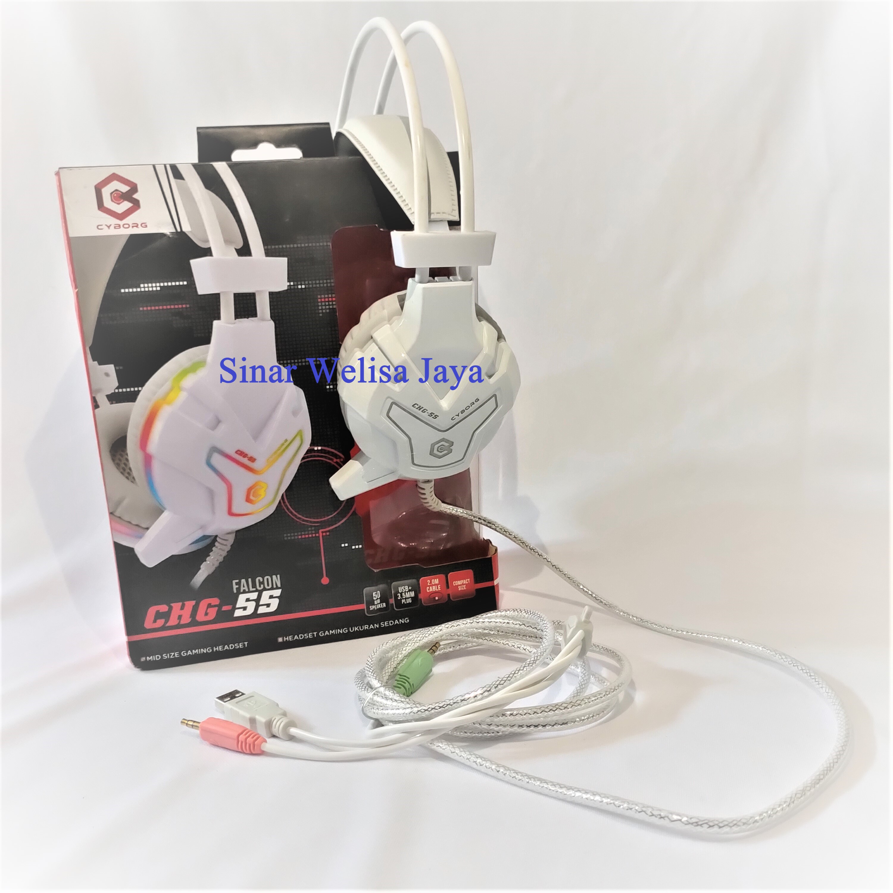 Cyborg Headset Gaming CHG-55 | Lazada Indonesia