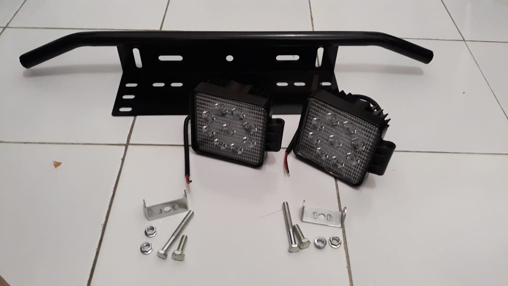 Paket Bracket Dudukan dan Lampu Sorot Tembak LED Mobil Universal ...