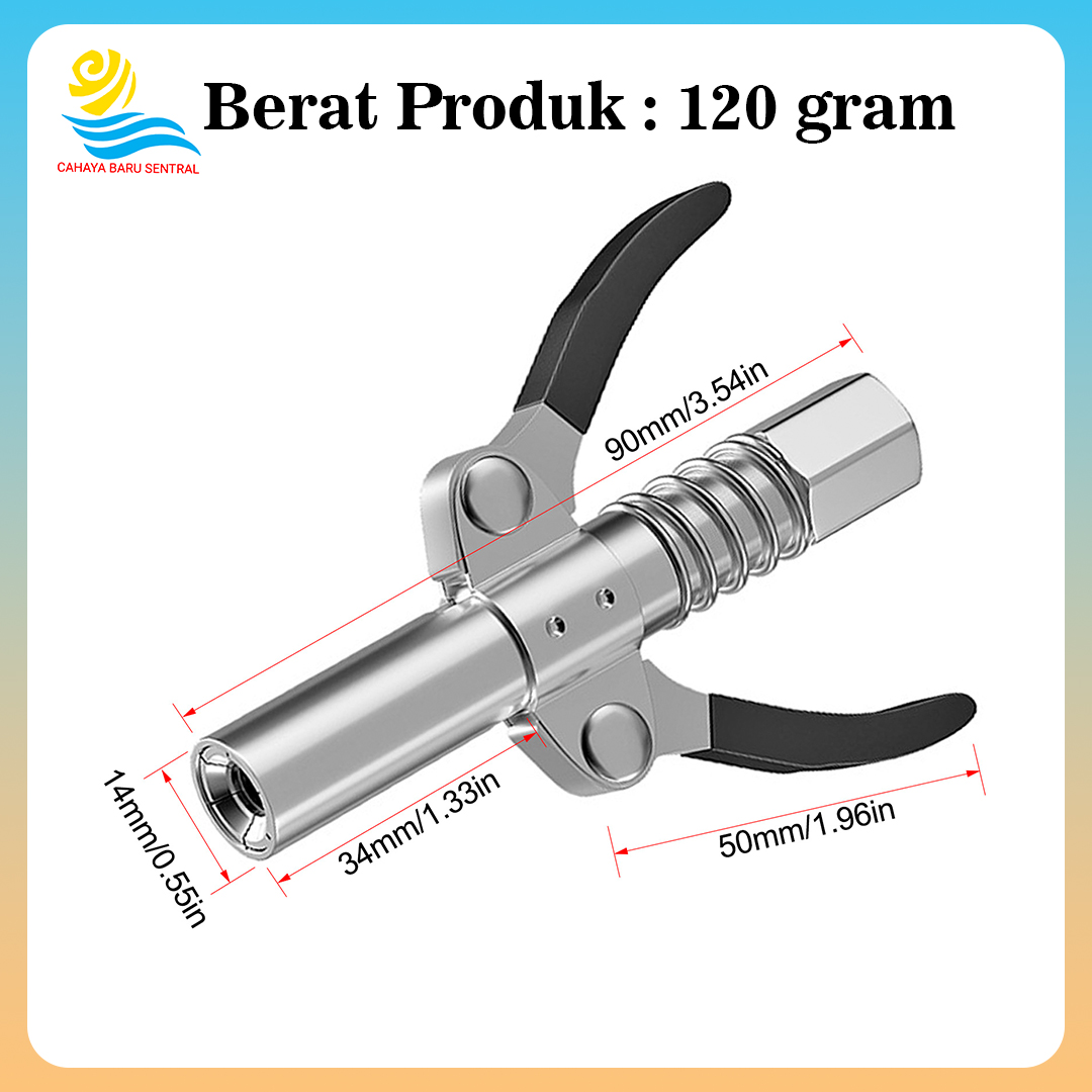 Alat Aplikasi Minyak Gemuk Grease Gun Coupler High Pressure | Lazada ...