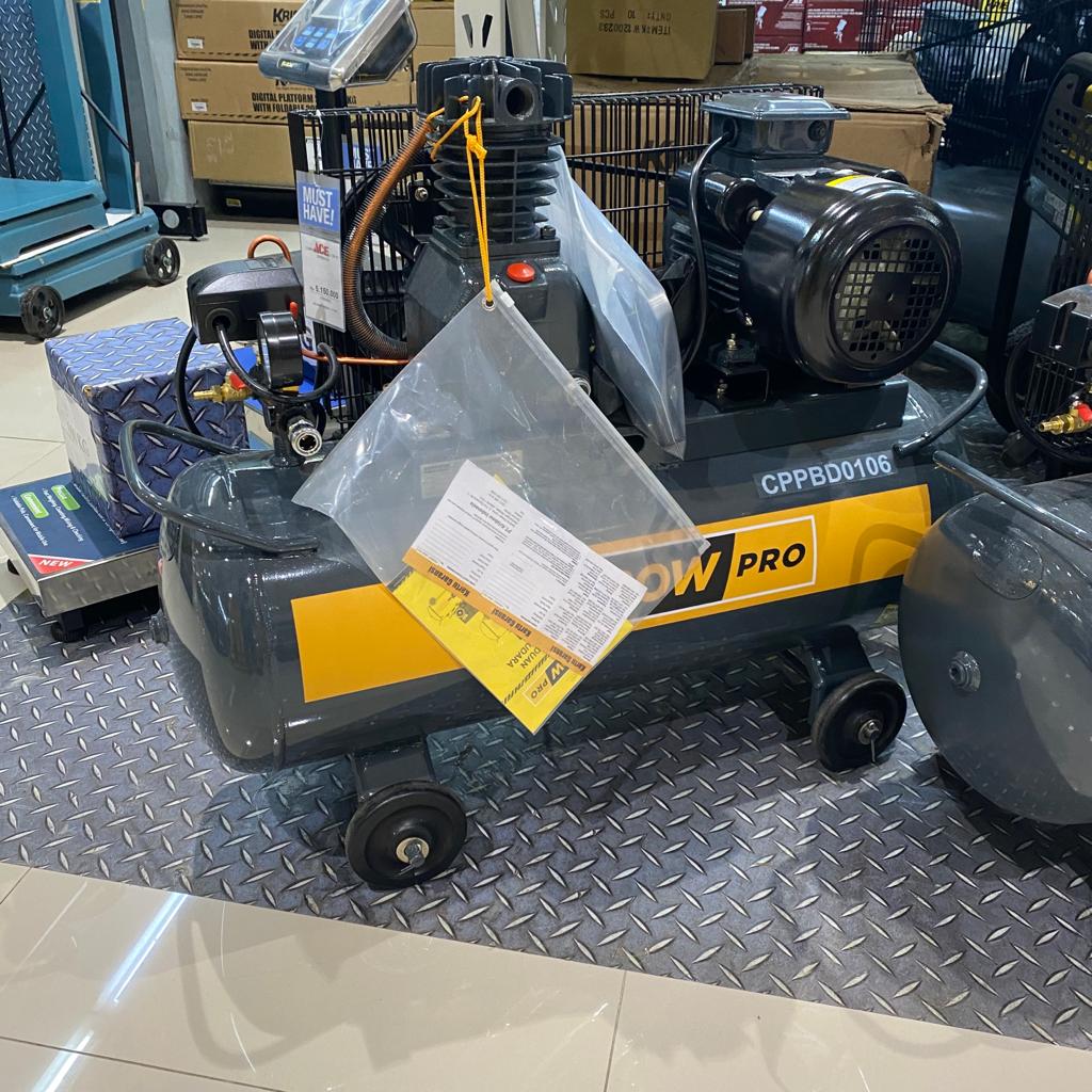 Krisbow Mesin Kompresor Angin listrik / Air Compressor 1hp 10 Bar ...