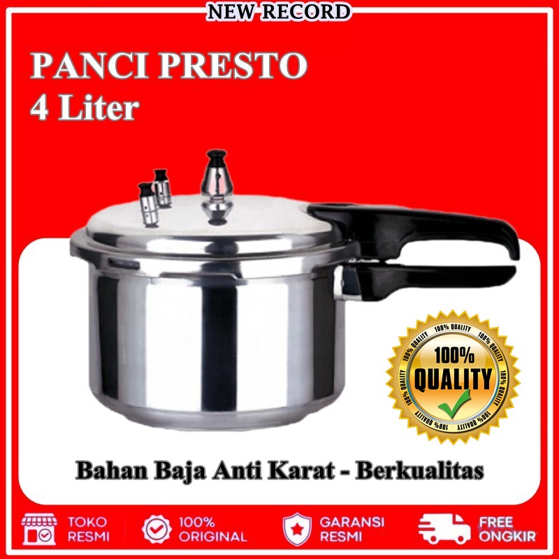 Panci Presto Presto Aluminium 8 - 16L Premium Quality Lingkaran Dua | Lazada Indonesia