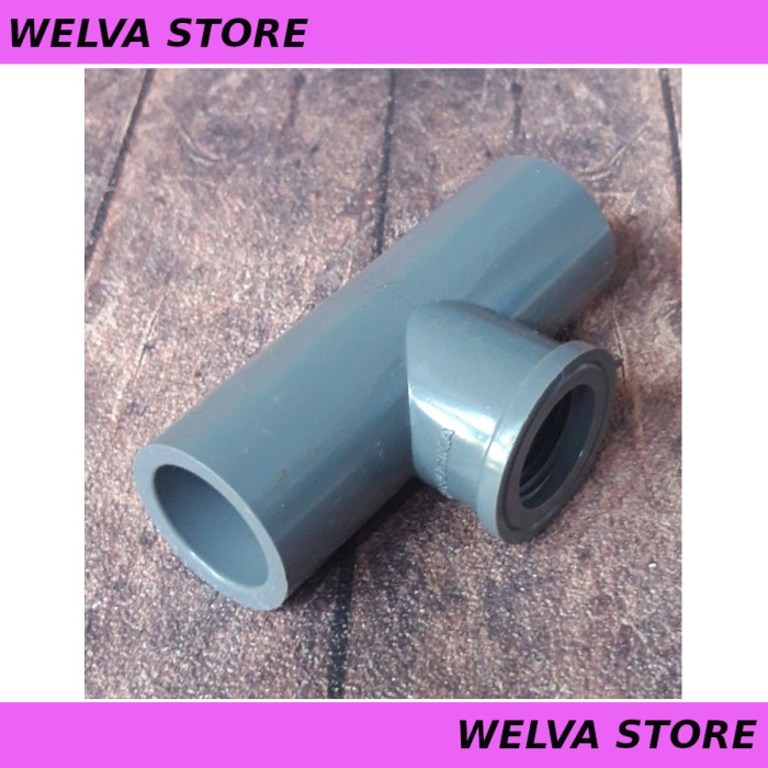 Sambungan Pipa T Drat Dalam Ukuran 1/2 Rucika / Penyambung Pipa T ...