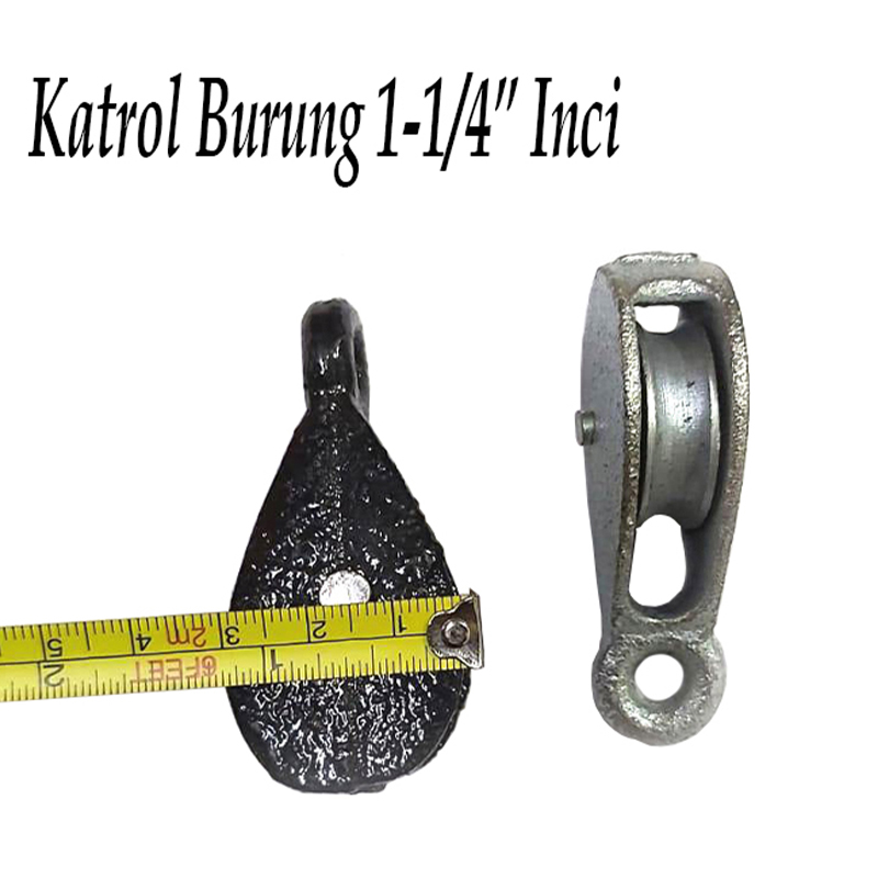 Katrol Burung 1-1/4" Inci / Katrol Mini / Kerekan Sangkar Burung Mini ...