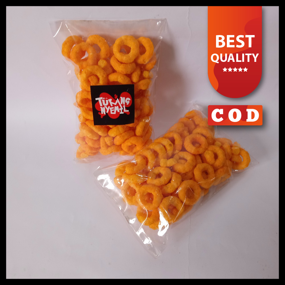 makanan ringan ciki ring keju isi 200 gram snack camilan enak murah ...