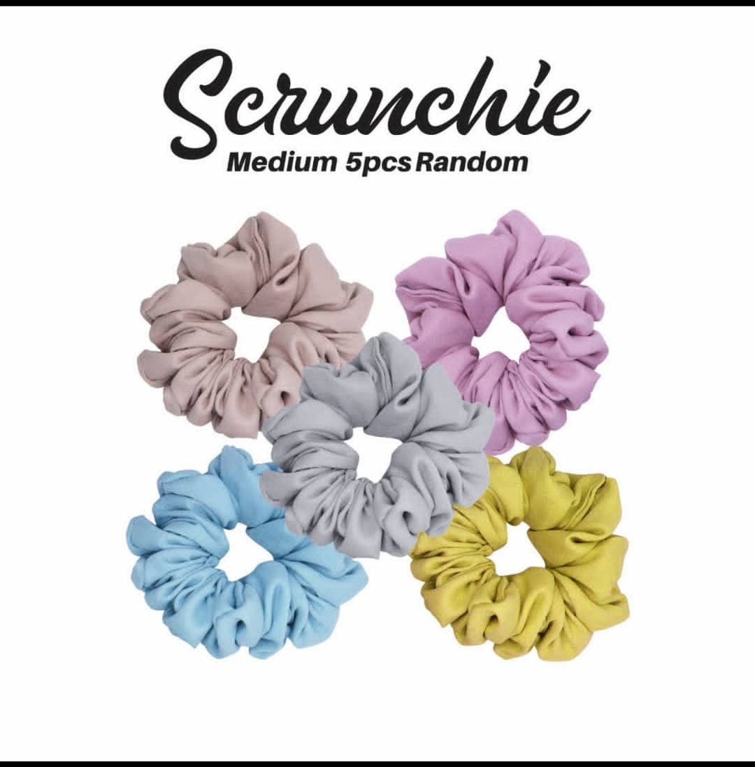 (ISI 5PCS) ikat rambut cewek / ikat rambut jumbo untuk berhijab / tali ...