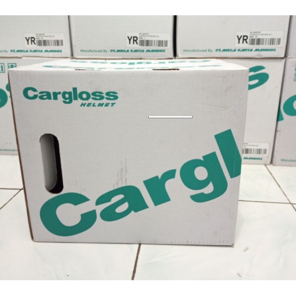 Kardus Helm Cargloss Original Kardus untuk bungkus kado/ Kardus helm ...