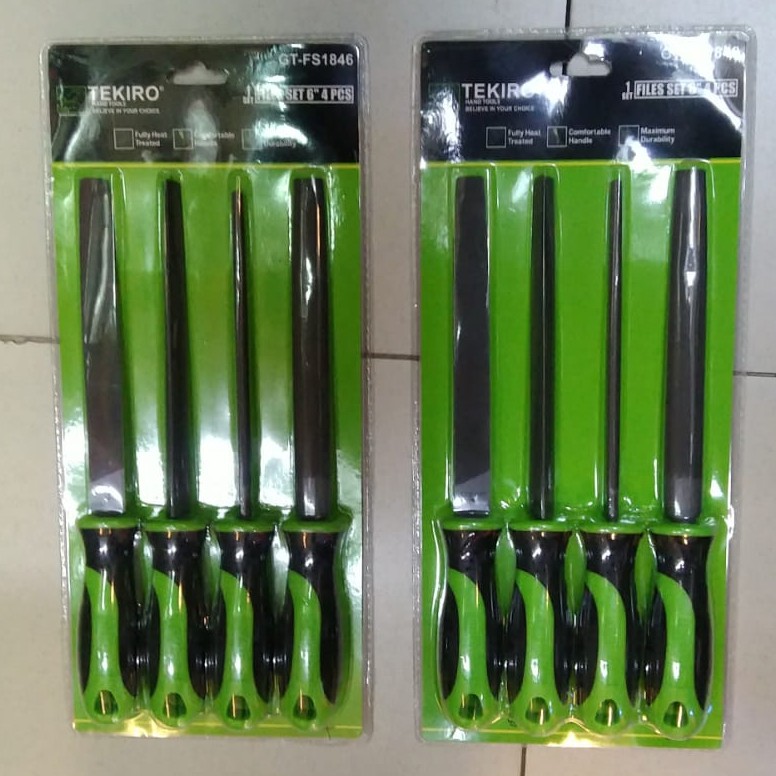 Kikir Besi Set - Files Set 6 Inch 4 Pcs TEKIRO GT - FS1846 | Lazada ...