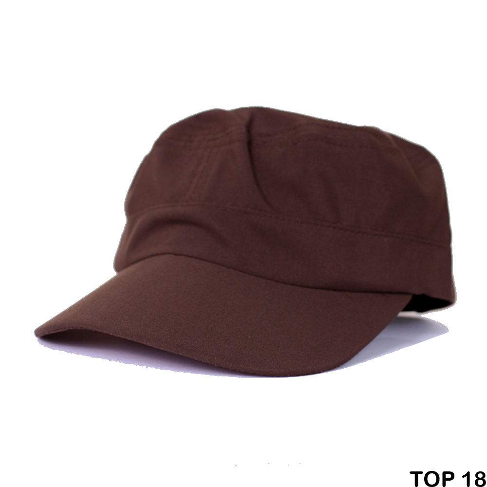 Topi Polos Komando / Military Canvas Cap - Navy | Lazada Indonesia