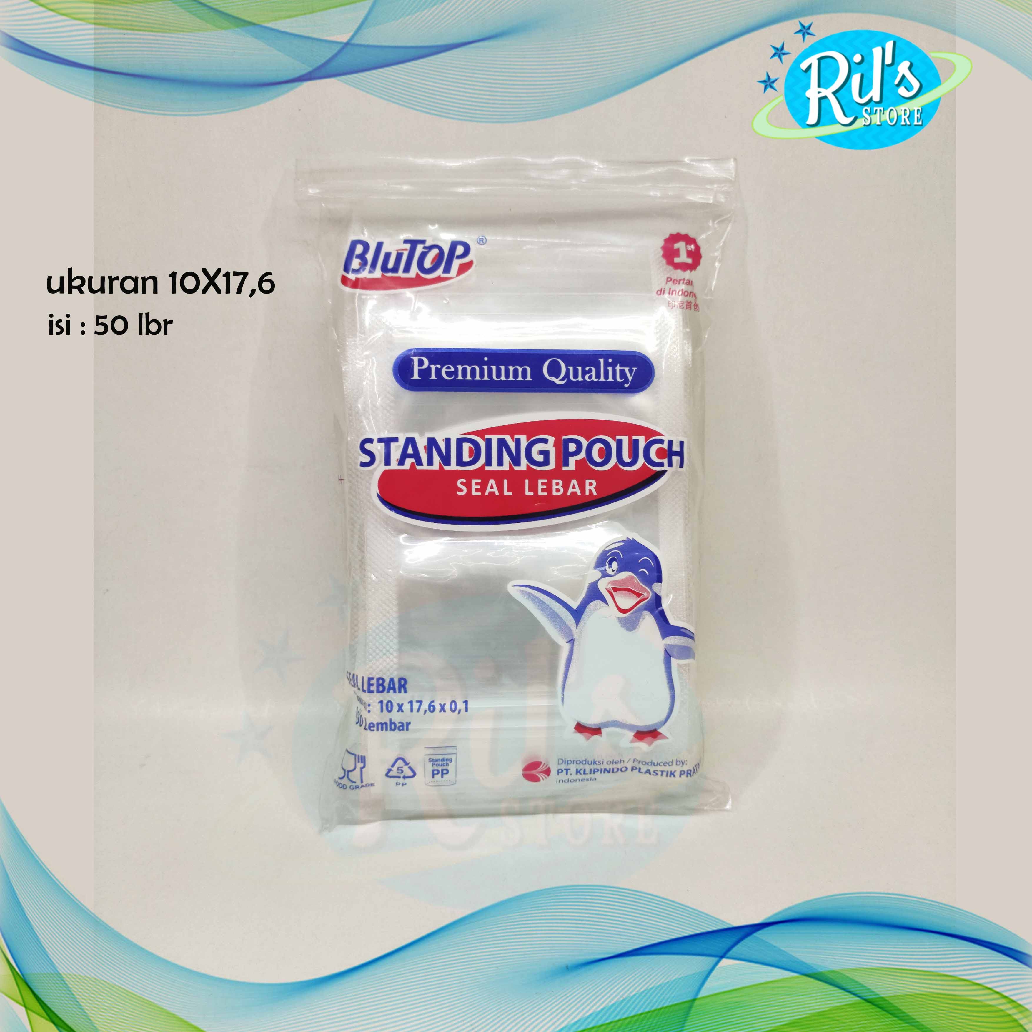 10 x 17,6 Plastik Standing Pouch (STP) Double Press - Transparan (50PCS ...