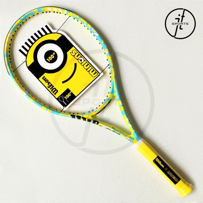 Raket Tenis Wilson Clash V2 Minions 100" 295g Tennis Racket Original ...