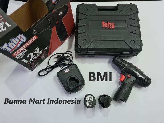 Mesin Bor TOHO Cordless | Wireless Cordless Drill TH0750 | Bor Cordles ...