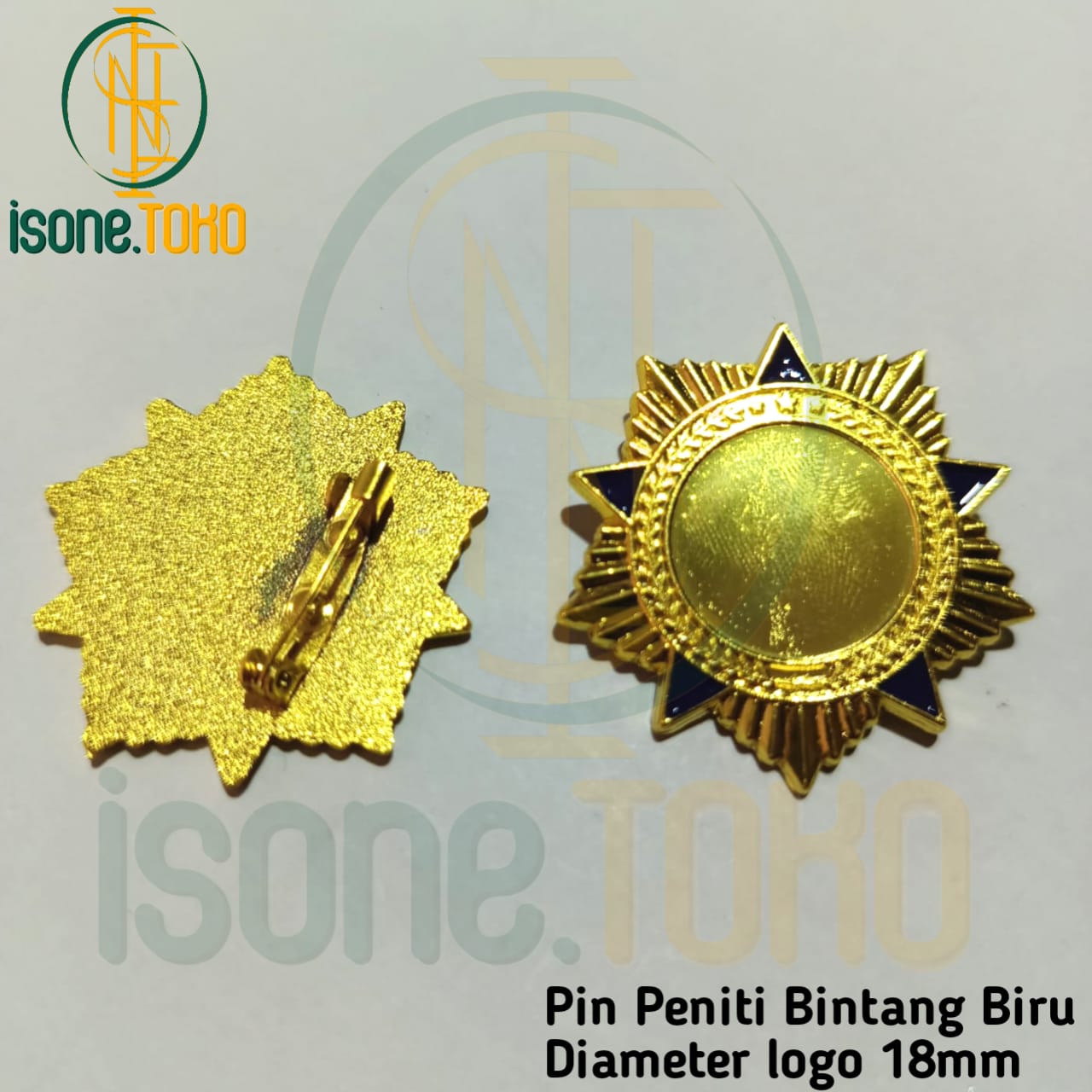 Pin Bintang 5 Sudut Biru Pin Kegiatan Organisasi Pin Peniti Magnet ...