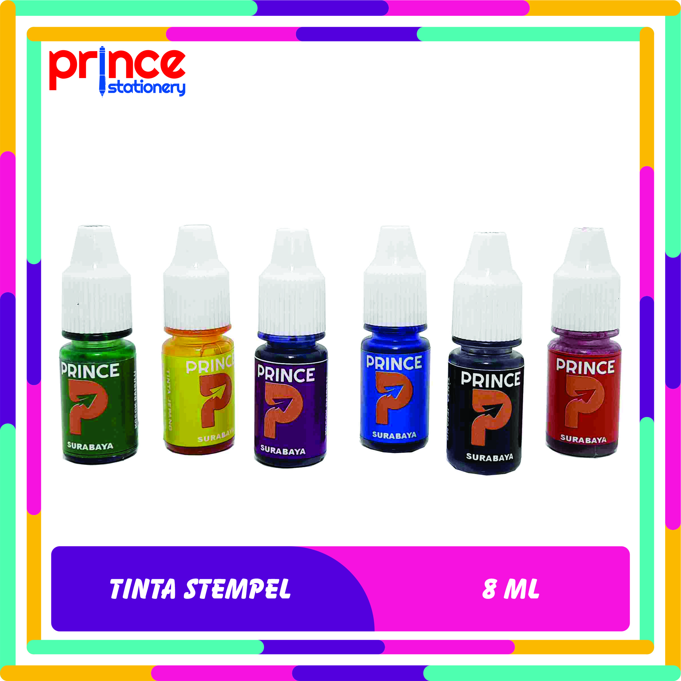TINTA STEMPEL OTOMATIS / FLASH STAMP - 8 ml | Lazada Indonesia