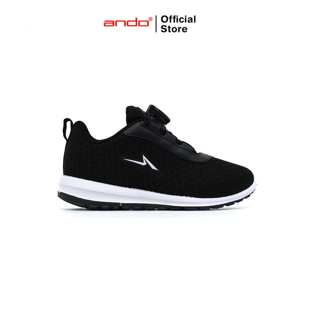Ando Official Sepatu Sneakers Chica Spinner Anak - Hitam/Putih | Lazada ...