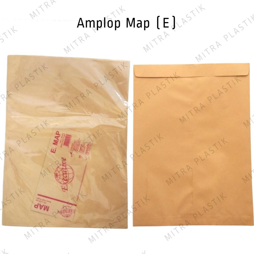 Amplop Coklat E Map isi 100 pcs / Amplop Folio Kertas Envelope Besar ...